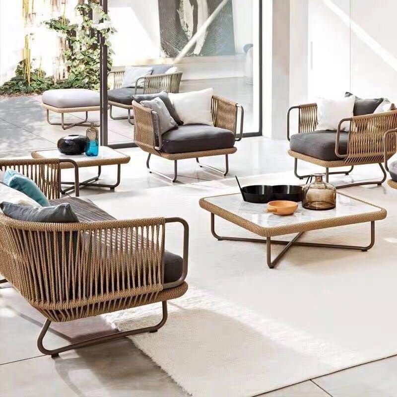 Resin wicker store